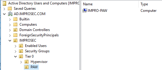 Privileged Access Workstation