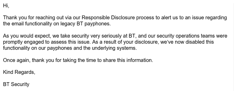 How I killed BT's payphone email service